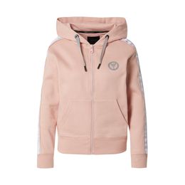 Carlo Colucci Sweatjacke Damen Gr&ouml;&szlig;e M puder / wei&szlig;