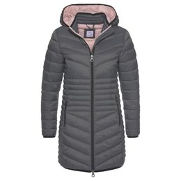 Kangaroos &Uuml;bergangsjacke Damen Gr&ouml;&szlig;e 4XL grau / rosa Winterjacke