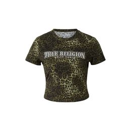 True Religion T-Shirt Damen Gr&ouml;&szlig;e M oliv / schwarz / silber