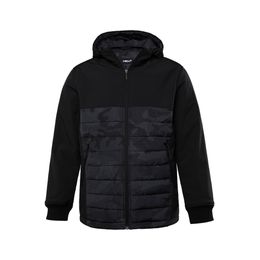 Men Plus Jacke Herren Gr&ouml;&szlig;e 4XL hellgrau / dunkelgrau / schwarz