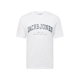Jack & Jones Jack & Jones T-Shirt 'JJECaleb' Herren Gr&ouml;&szlig;e M schwarz / wei&szlig;