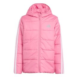 adidas Sportswear Sportjacke 'Essentials' Jungen Gr&ouml;&szlig;e 140 hellpink / wei&szlig;