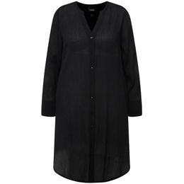 Ulla Popken Bluse Damen Gr&ouml;&szlig;e 4XL/5XL schwarz