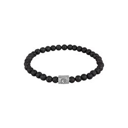 Haze&Glory Haze&glory Armband 'Sonne' Herren Gr&ouml;&szlig;e 21 schwarz / silber