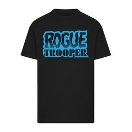 F4NT4STIC T-Shirt 'Rogue Trooper Comic Book Blue Logo' Herren Gr&ouml;&szlig;e XL neonblau / schwarz