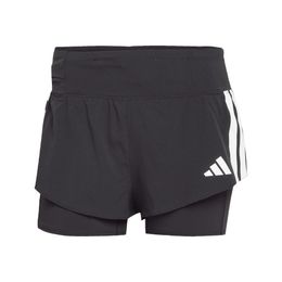 adidas Performance Sporthose 'Adizero' Damen Gr&ouml;&szlig;e XL/XXL schwarz / wei&szlig;