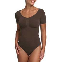 Cfab (formerly Creamy Fabrics) Shapingbody 'T-Shirt Bodysuit Sculpting Shapewear mit Slip' Damen Gr&ouml;&szlig;e 5XL braun