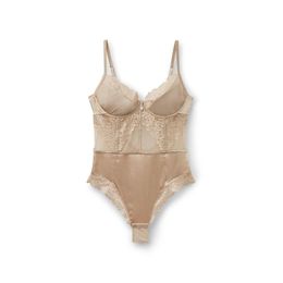 Intimissimi Body 'Sliky Flowers' Damen Gr&ouml;&szlig;e S dunkelbeige