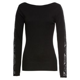 Melrose Melrose Strickpullover Damen Gr&ouml;&szlig;e M schwarz