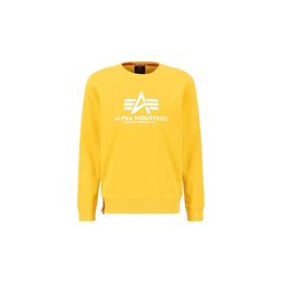 Alpha Industries Sweatshirt 'Basic Logo' Herren Gr&ouml;&szlig;e 5XL gelb