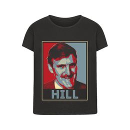 F4NT4STIC T-Shirt 'TV Times Jimmy Hill Sports Presenter' Damen Gr&ouml;&szlig;e XL mischfarben / schwarz