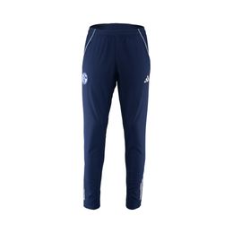 adidas Performance Sporthose 'FC Schalke 04' Damen Gr&ouml;&szlig;e M blau / wei&szlig;