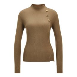 Madeleine Mode Madeleine Strickpullover Damen Gr&ouml;&szlig;e XS/S braun