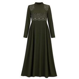 Modamihram Kleid Damen Gr&ouml;&szlig;e 42 khaki Winterkleid