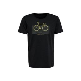 Greenbomb T-Shirt 'Bike Bars' Herren Gr&ouml;&szlig;e XS gelb / schwarz
