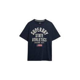 Superdry & Co T-Shirt 'Essential' Herren Gr&ouml;&szlig;e XXL marine / wei&szlig;