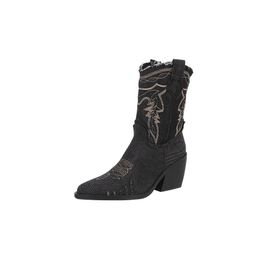 Ital-Design Cowboystiefel Damen Gr&ouml;&szlig;e 41 schwarz Winterschuhe