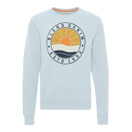 Blend Sweatshirt Herren Gr&ouml;&szlig;e M hellblau / mischfarben