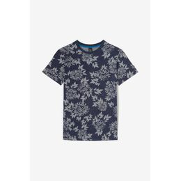Le Temps Des Cerises T-Shirt 'Marzo' Herren Gr&ouml;&szlig;e XXL navy / hellgrau