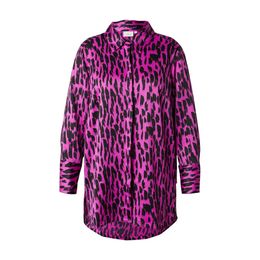 Only Carmakoma Bluse 'CARPrimrose' Damen Gr&ouml;&szlig;e XXXL fuchsia / schwarz