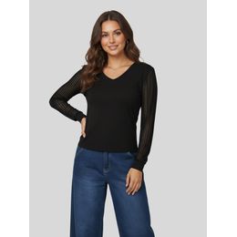 Lapaplus Bluse Damen Gr&ouml;&szlig;e XL schwarz