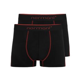 Normani Boxershorts 'Stanley' Herren Gr&ouml;&szlig;e XXL rot / schwarz