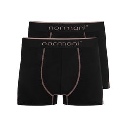 Normani Boxershorts ' Stanley ' Herren Gr&ouml;&szlig;e XL lachs / schwarz