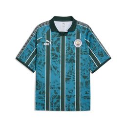 Puma Trikot 'Manchester City King Retro' Herren Gr&ouml;&szlig;e S blau / petrol / wei&szlig;