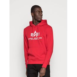Alpha Industries Sweatshirt 'Basic' Herren Gr&ouml;&szlig;e 4XL neonrot