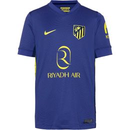 Nike Trikot 'Atletico 25-26 Ausw&auml;rts' Jungen Gr&ouml;&szlig;e 140/146 blau / gelb