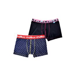 Unabux Boxershorts Herren Gr&ouml;&szlig;e XXL navy / mischfarben / schwarz