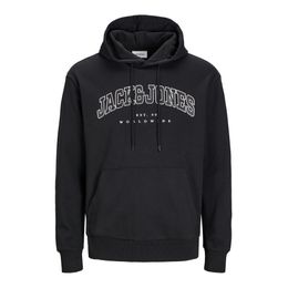 Jack & Jones Jack & Jones Sweatshirt 'JJECaleb' Herren Gr&ouml;&szlig;e XXXL schwarz / wei&szlig;