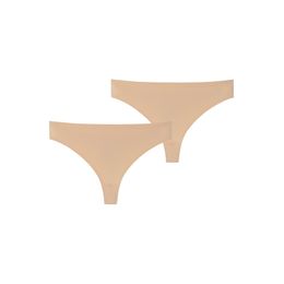 Schiesser String ' Invisible Soft ' Damen Gr&ouml;&szlig;e M beige