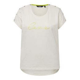 Ulla Popken Shirt Damen Gr&ouml;&szlig;e M/L gelb / offwhite