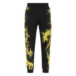 Plein Sport Hose 'Splash' Herren Gr&ouml;&szlig;e 35/36 gelb / schwarz