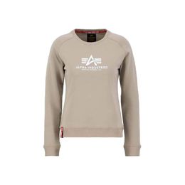 Alpha Industries Sweatshirt 'Basic' Damen Gr&ouml;&szlig;e L sand