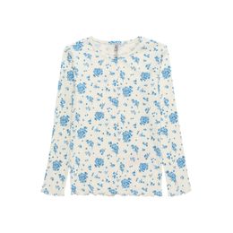 Only Girls Shirt 'Evig' M&auml;dchen Gr&ouml;&szlig;e 104 blau / wei&szlig;