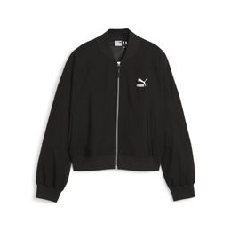 Puma Jacke 'Classics Shiny' Damen Gr&ouml;&szlig;e XS schwarz / wei&szlig;
