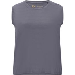 Q By Endurance Top 'Laurina' Damen Gr&ouml;&szlig;e 6XL stone
