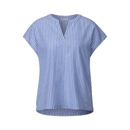 Street One Bluse Damen Gr&ouml;&szlig;e XXL blau / wei&szlig;