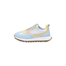 Lloyd Sneaker Damen Gr&ouml;&szlig;e 42 blau / gelb / rosa / white denim