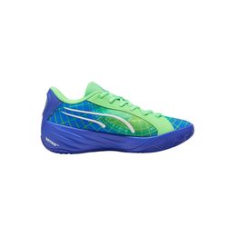 Puma Sportschuh 'All-Pro NITRO Marcus Smart' Herren Gr&ouml;&szlig;e 42 blau / gr&uuml;n / limette