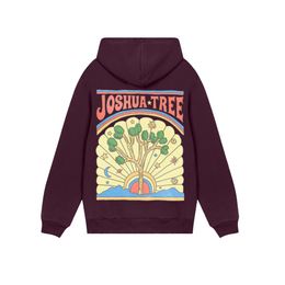 F4NT4STIC Sweatshirt 'US National Parks Joshua Tree' Herren Gr&ouml;&szlig;e L mischfarben / burgunder