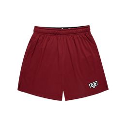 Bucketz Sportshorts Herren Gr&ouml;&szlig;e XXL feuerrot / schwarz / wei&szlig;