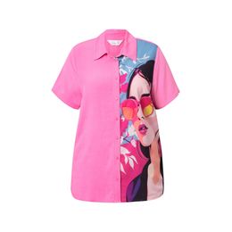 MIAMODA Bluse Damen Gr&ouml;&szlig;e 4XL hellpink