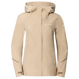 Vaude Jacke 'Yaras' Damen Gr&ouml;&szlig;e S dunkelbeige / wei&szlig;