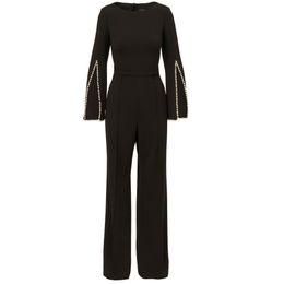 Adrianna Papell Jumpsuit 'Split Sleeve Crepe Jumpsuit' Damen Gr&ouml;&szlig;e M schwarz
