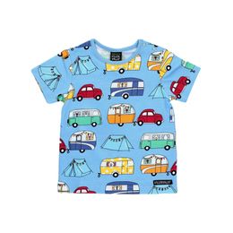 Villervalla T-Shirt Jungen Gr&ouml;&szlig;e 128 blau / gelb / gr&uuml;n / rot