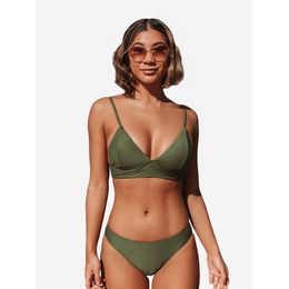 Cupshe Bikini 'CYY1086' Damen Gr&ouml;&szlig;e L gr&uuml;n