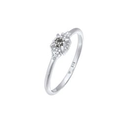 Elli DIAMONDS Ring Diamant, Edelstein Ring Damen Gr&ouml;&szlig;e 52 silber